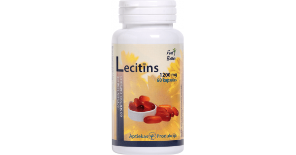APTIEKAS PRODUKCIJA Lecitīns 1200 mg, N60